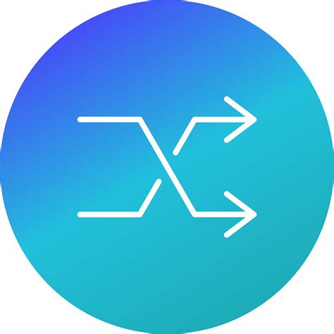 Shuffle Icon Vector Illustration 423910 Vector Art At Vecteezy