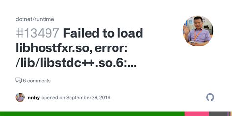 Failed To Load Libhostfxr So Error Lib Libstdc So Version GLIBCXX Not Found