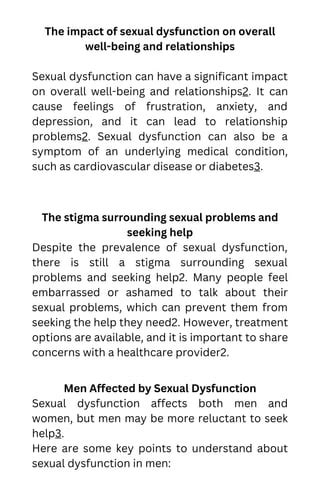 Unraveling Sexual Dysfunction Causes Impacts And Solutions Pdf