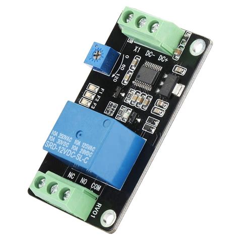 delay timer relay self locking on off time module 555 timer