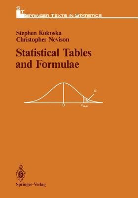 Nwf.com: Statistical Tables and Formulae: Stephen Kokoska: كتب
