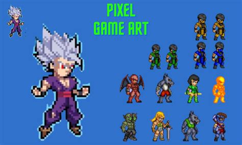 Create 2d Sprite Sheet Pixel Game Art 2d Sprite Sheet Animation For Your Game By Ypromotion1