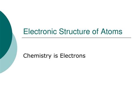 PPT Electronic Structure Of Atoms PowerPoint Presentation Free Download ID 2695592