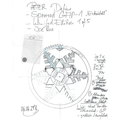 Benzinger Gap 1 Ice Blue 5 Piece Limited Edition Hand Guilloched