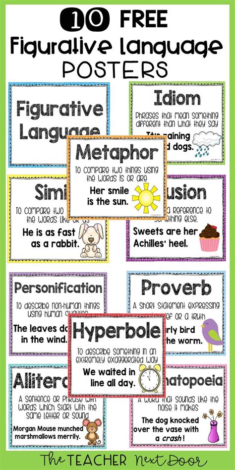 Mentor Texts For Teaching Figurative Language The Teacher Next Door
