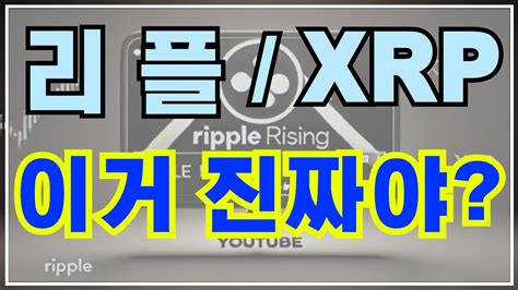 리플 Xrp 이거 진짜야 Xrp 리플 리플전망 리플분석 리플코인 리플차트 리플재판 코인추천 알트