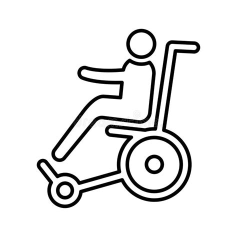 Accommodation Disability Reasonable Icon Line Outline Symbol Stock
