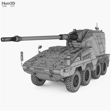 Rch 155 3d модель Скачать Артиллерийские системы на