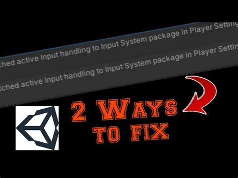You are trying to read input using the Unity Input Class||How to fix unity input error||Quick ...