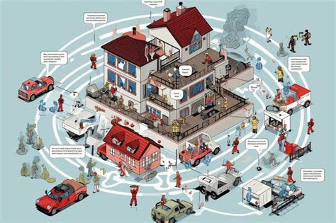 Premium Photo Networked Emergency Response System Coordinating Resources