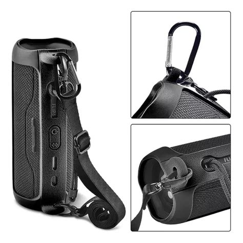 Capinha Case Bumper Silicone Para Jbl Flip 6 Alça De Ombro Frete grátis