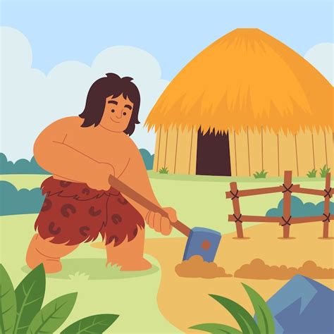 Neolithic People Clipart