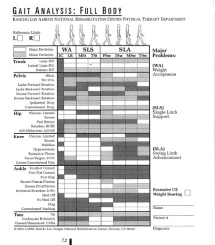 Gait Analysis In The Neurologic Patient Flashcards Quizlet
