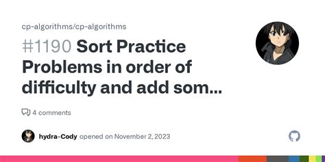Sort Practice Problems In Order Of Difficulty And Add Some Easy Medium