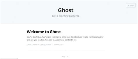 How To Install And Configure Ghost Blog On Ubuntu 1604