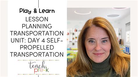 Preschool Lesson Planning Transportation Week Day 4 Youtube