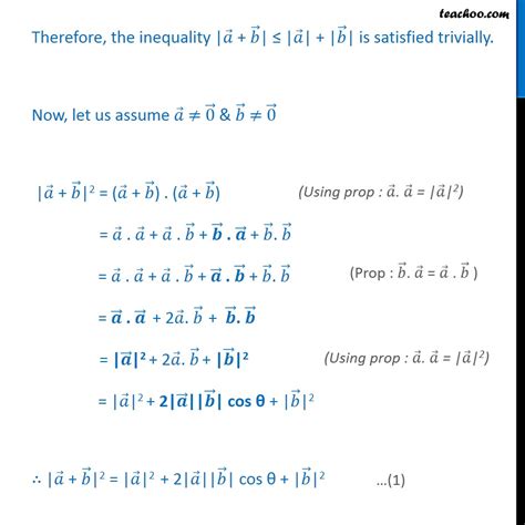 Vector Inequality At Collection Of Vector Inequality