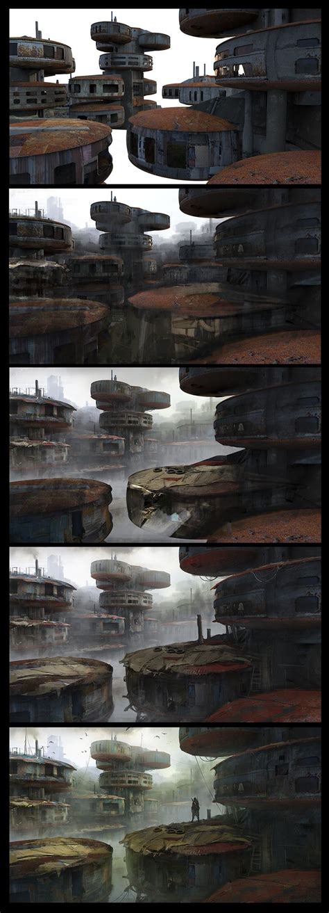 Slums Environment Concept Sergey Vasnev Environment Concept