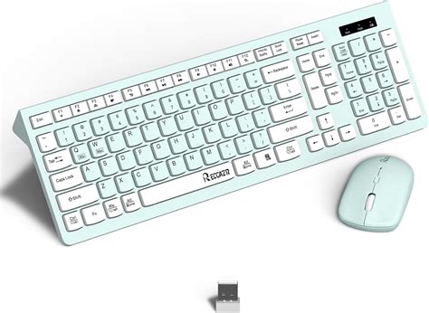 Amazon Com Wireless Keyboard And Mouse Combo Full Sized Wireless Keyboard And Adjustable DPI