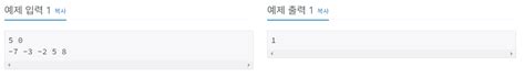 백준 번 부분수열의 합 JAVA
