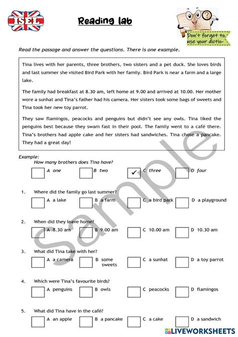 2nd Year Readin… Free Interactive Worksheets 7558847