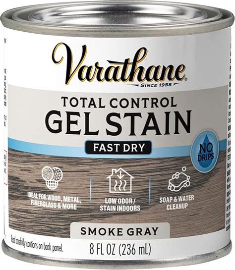 Varathane Total Control Smoke Gray Gel Stain Thick Gel For Vertical