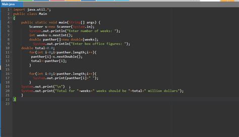Solved Java In The Main Program Do The Following Create A Scanner Course Hero