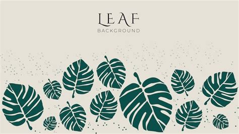 Premium Vector Beach Green Tropical Garden Patern Background