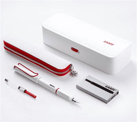 Cc Lamy Limited Edition Set White And Red Christmas