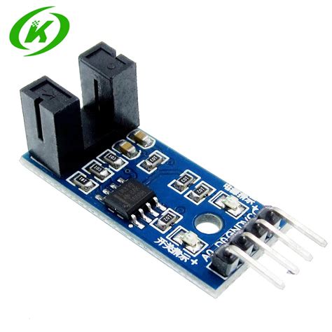 Aitrip 10 Pcs Speed Measuring Sensor Ir Infrared Slotted Optical Optocoupler Module Photo