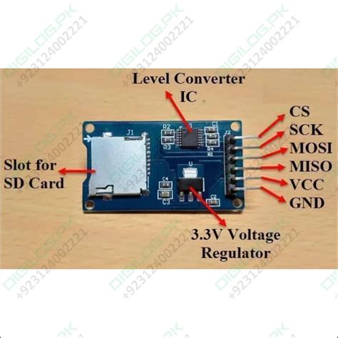 Arduino Sd Card Reader Module In Pakistan Digilogpk