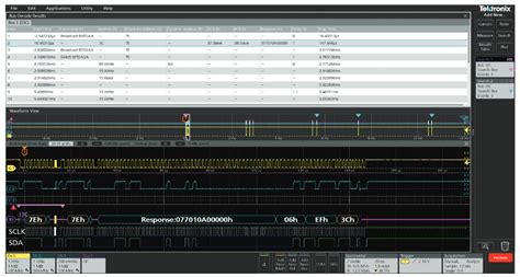 decoding and searching mipi i3c bus activity with an oscilloscope