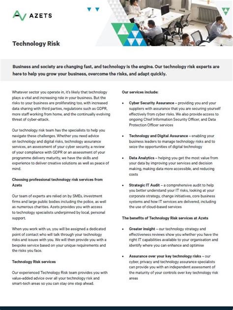 Technology Risk Download Azets UK