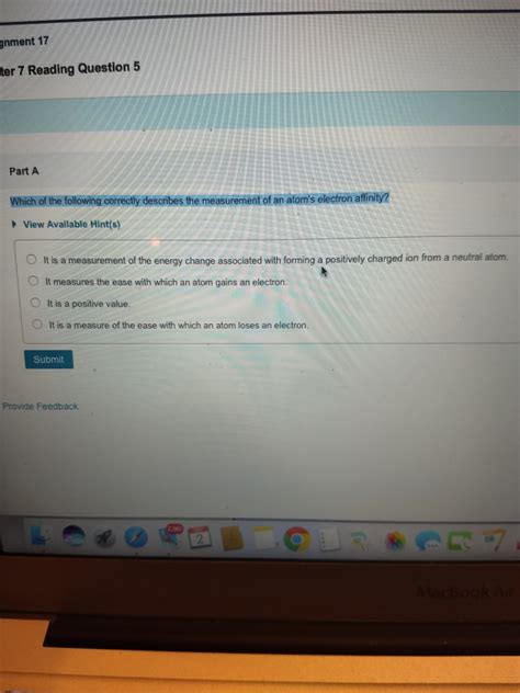 Solved Gnment 17 Ter 7 Reading Question 5 Part A Which Of