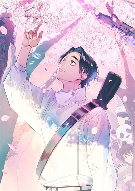 Gojou Satoru Okkotsu Yuuta Zen In Maki Inumaki Toge And Panda