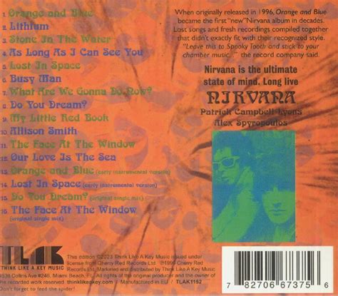 Nirvana Orange And Blue Reissue Cd At Juno Records
