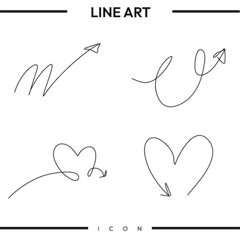 Premium Vector Line Set Collection