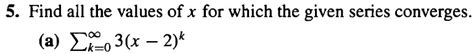 solved give an example of two divergent series whose sum