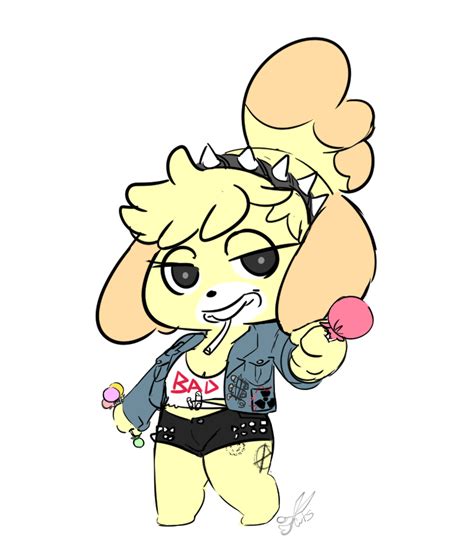 Punk Isabelle By Vallycuts On Newgrounds