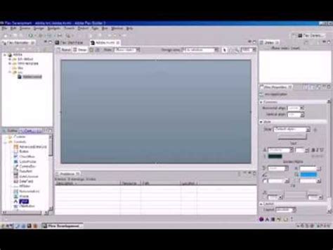 Getting Started With Flex Flash Actionscript Application Youtube