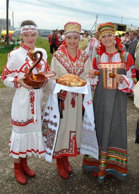 Mordvinler Mordvinok Mordvins Мордва Этнические наряды Наряды