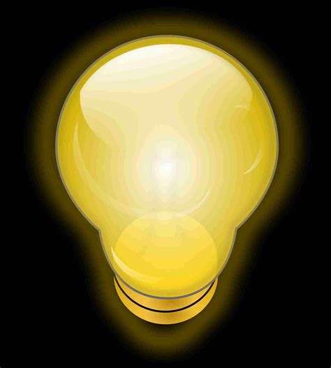 light bulb animated clipart
