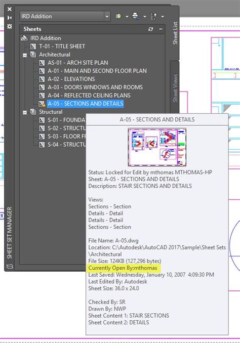 Autocad Sheet Sets Manager Sheet Properties Sheet Sets Autocad Site Plan