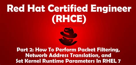 how to perform packet filtering network address translation and set