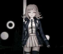 Chiaki Nanami Dangan Ronpa Gif Chiakinanami Danganronpa Bounce Discover Share Gifs