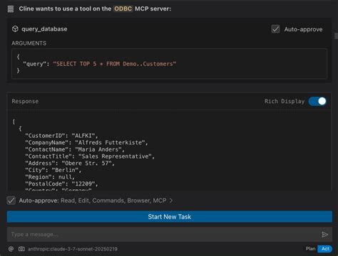 github openlinksoftware mcp odbc server typescript based model