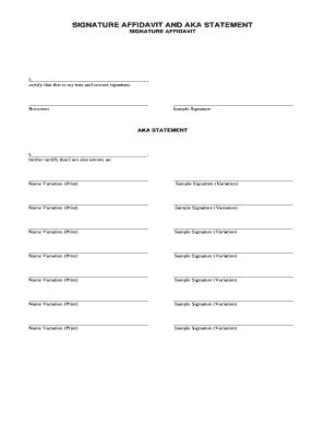 Aka Form Fill Out And Sign Printable Pdf Template Airslate Signnow