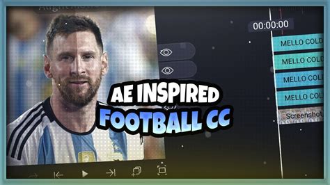 Ae Inspired Cc For Football Edits | Alight Motion Qr Code & Xml Link ...
