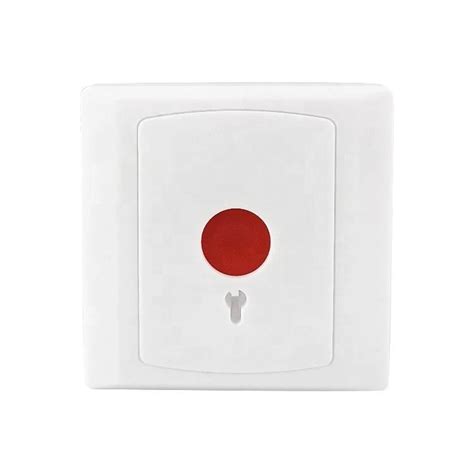 smart fire alarm security 12v wired panic emergency door release button