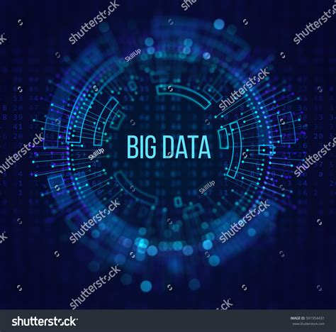 Big Data Visualization Abstract Background Dots стоковая иллюстрация 591954431 Shutterstock